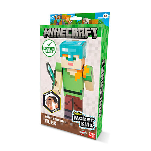 Minecraft Alex – Build Your Own Figure | Bladez | Whirligig Toys